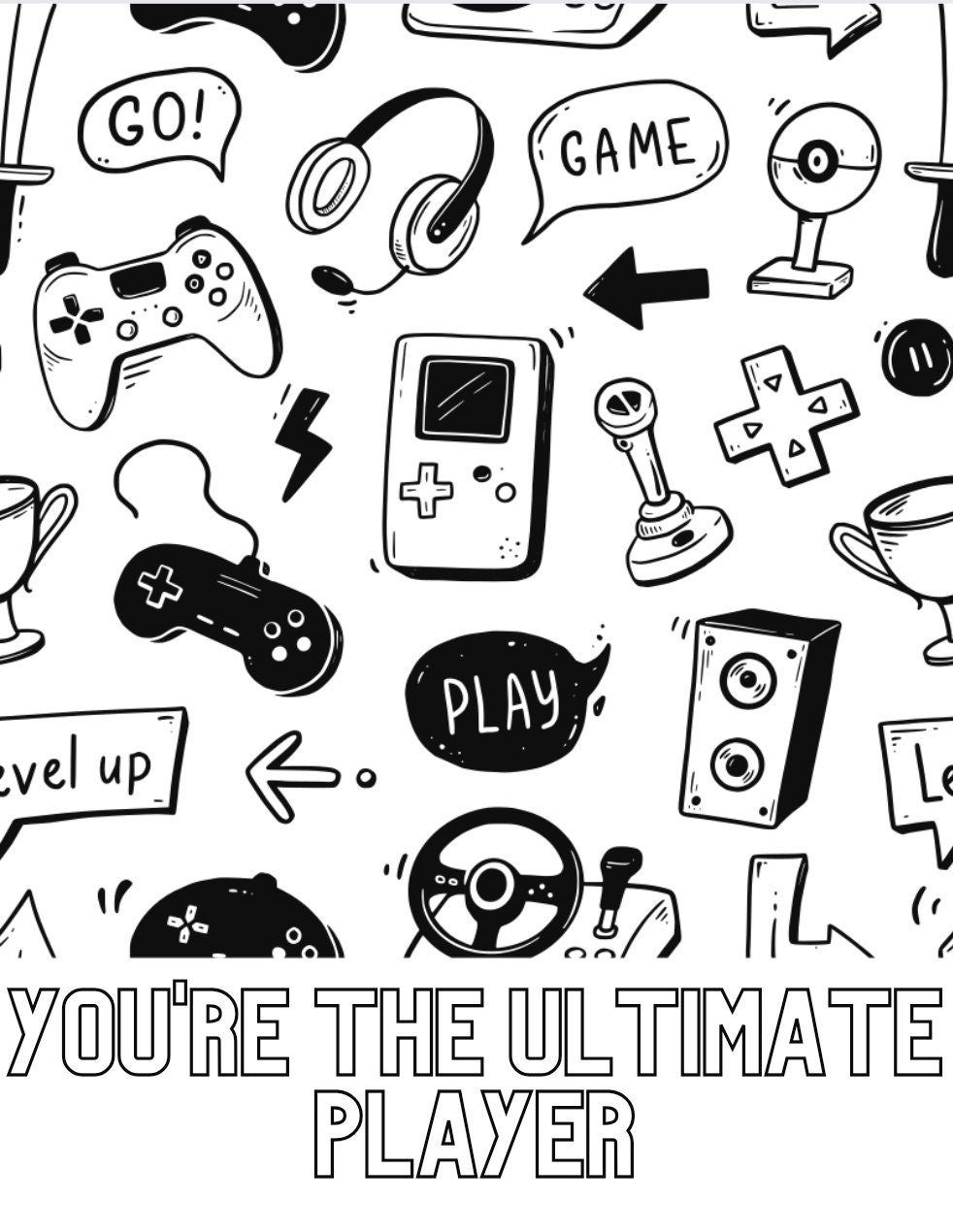 Video Game Coloring Pages for All Ages - Etsy