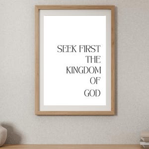 Christian Bible Verse Wall Art Set of 2 | Scripture Prints Black and ...