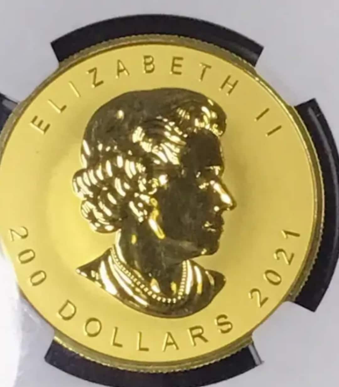 2oz. Super Incuse Gold Maple Leaf Coin - Etsy