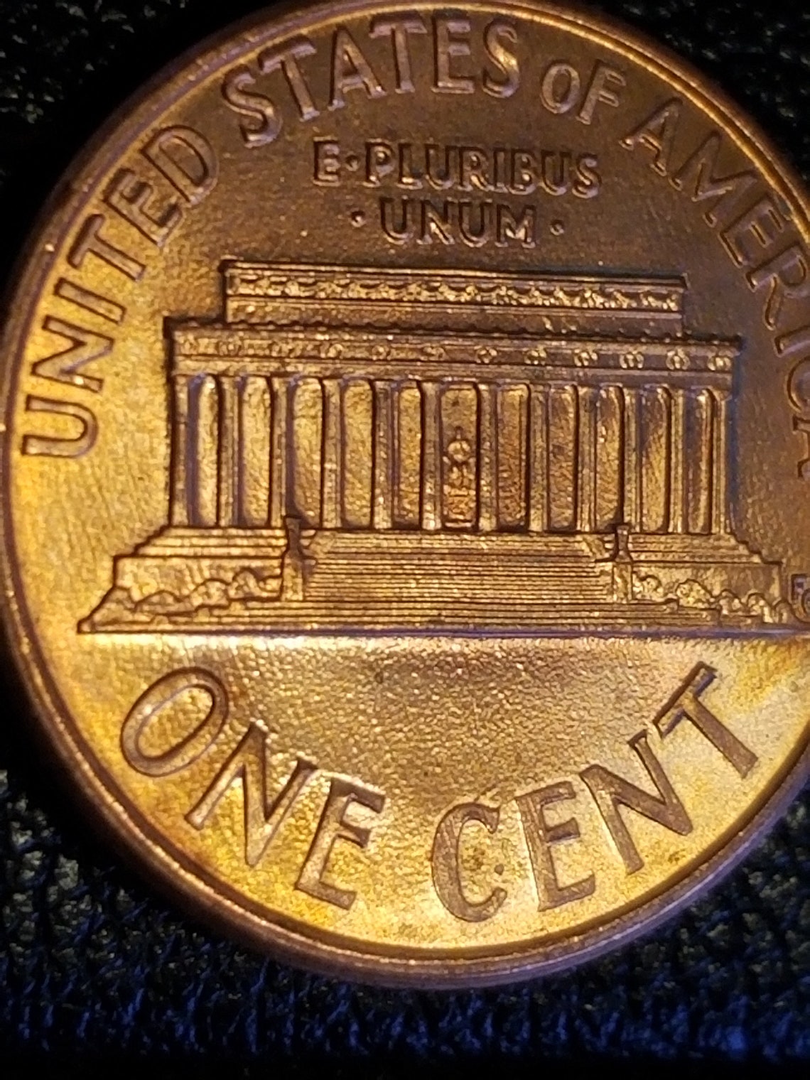RARE 1992 D Lincoln Memorial Uncirculated Die Chip Error Penny - Etsy