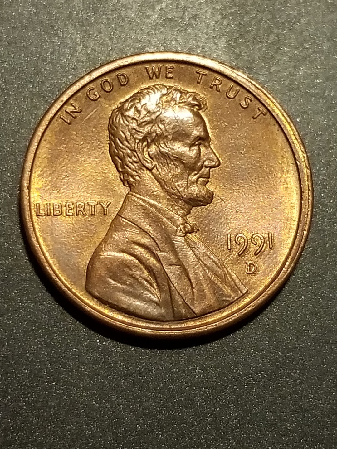 Extremely Rare 1991 D Lincoln Memorial Penny Multiple Errors - Etsy
