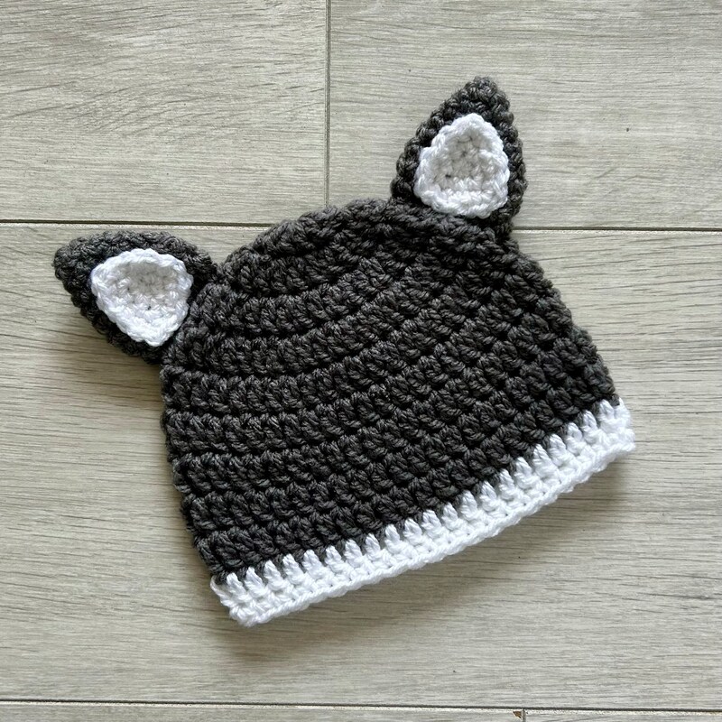 Crochet Wolf Hat - Etsy