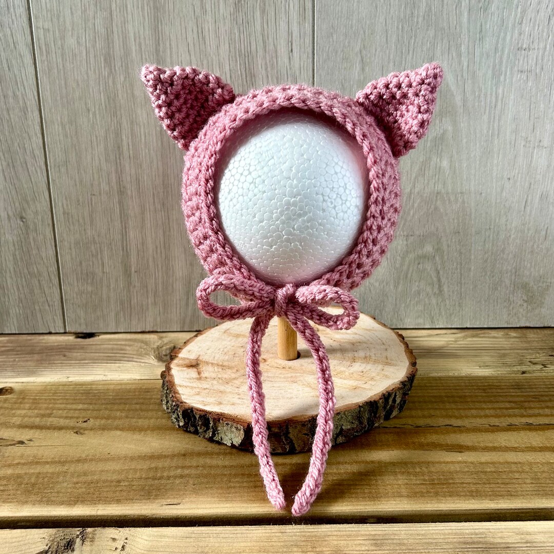 Pig Bonnet, Farmyard Animal, Pig Hat, Newborn Photography, Cake Smash ...