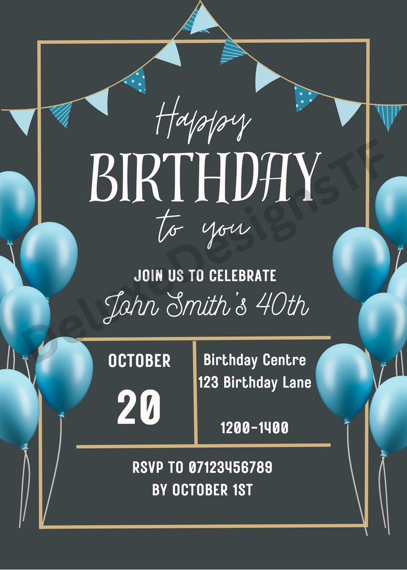 Boys Birthday Invitations - Etsy