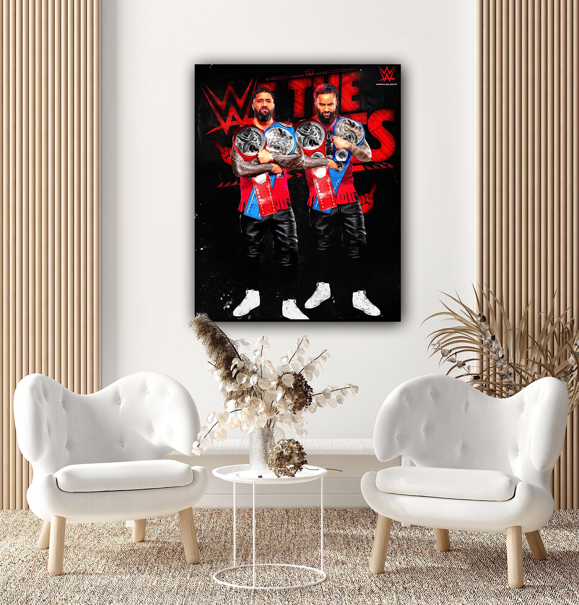 The Usos Canvas WWE Canvas Wrestling Wall Art Poster Wall Art Print ...