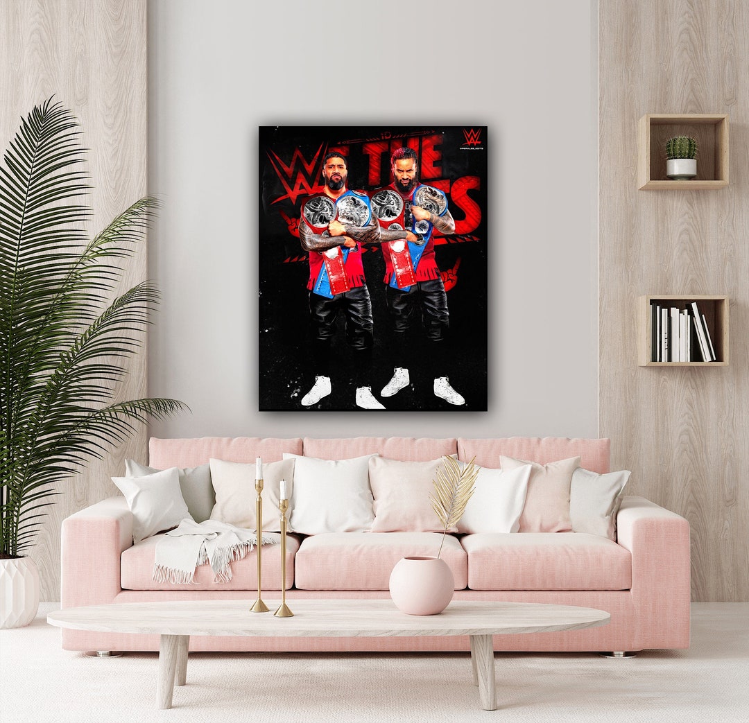 The Usos Canvas WWE Canvas Wrestling Wall Art Poster Wall Art Print ...