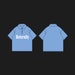 Oversized Polo Shirt Template Tech Pack Streetwear Vector Template ...