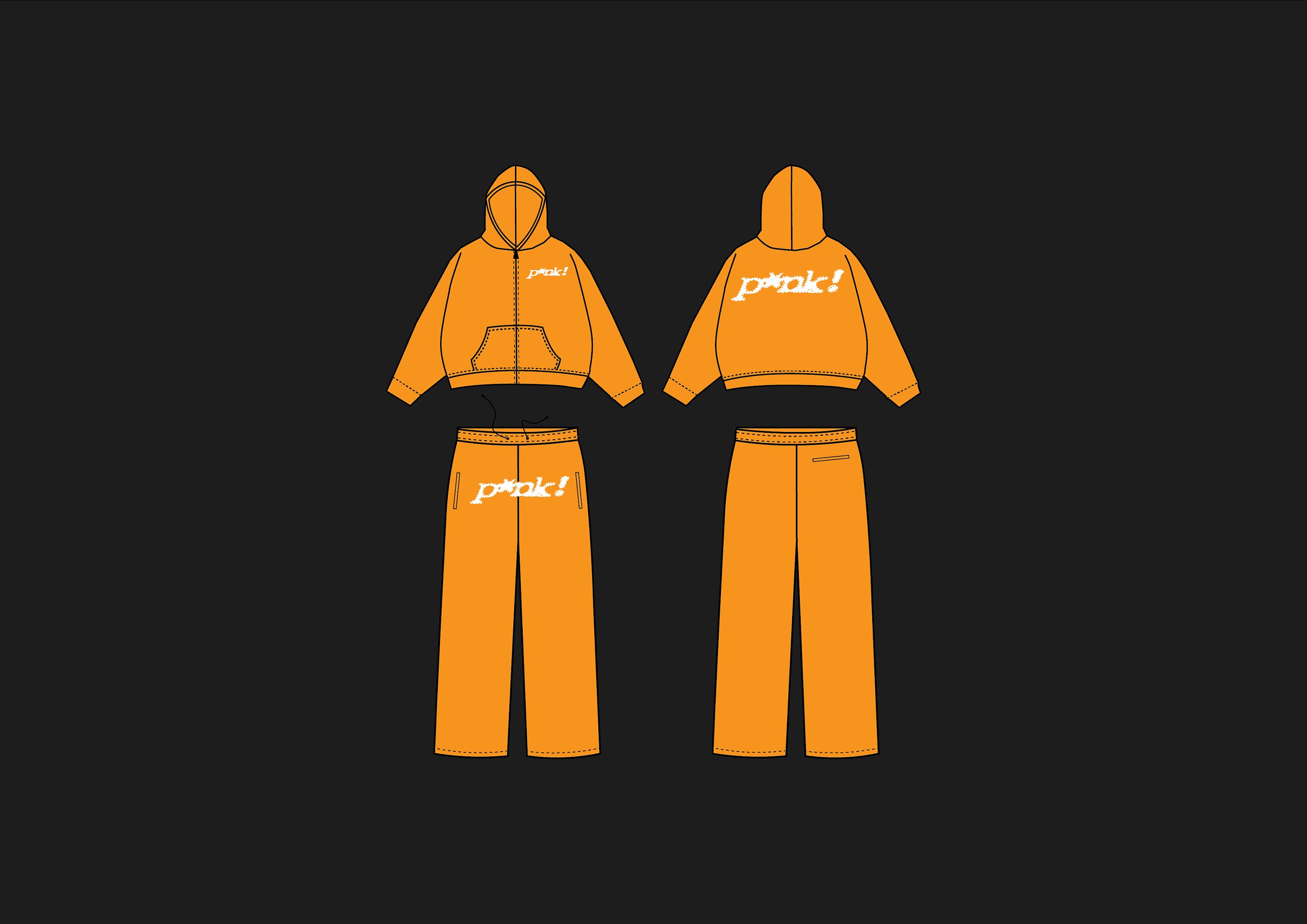 Streetwear Vector Mockup Pack Streetwear Mockup Template Pack Bundle ...