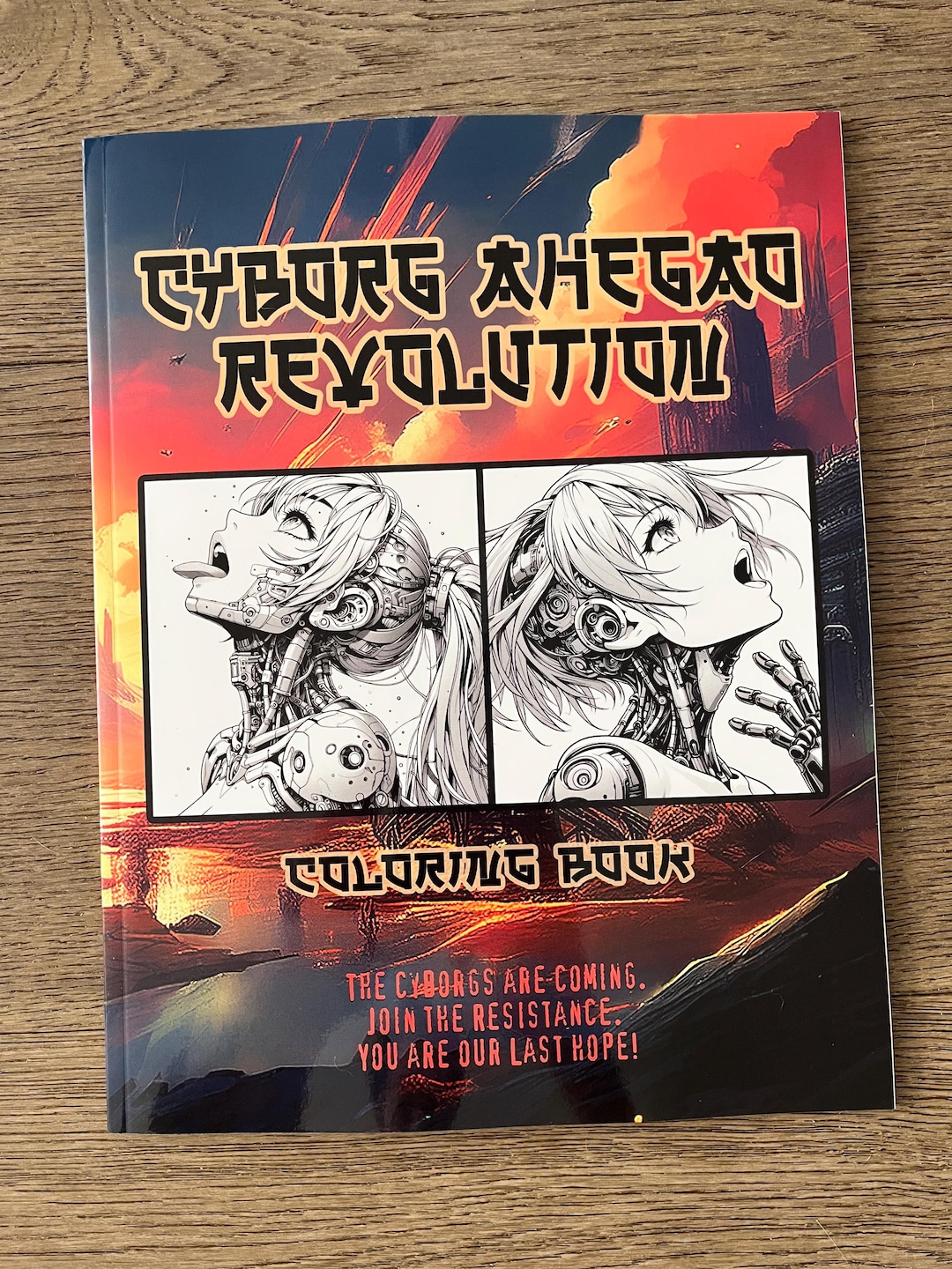 Cyborg Ahegao Revolution – Anime Girl Waifu Coloring Book - Etsy