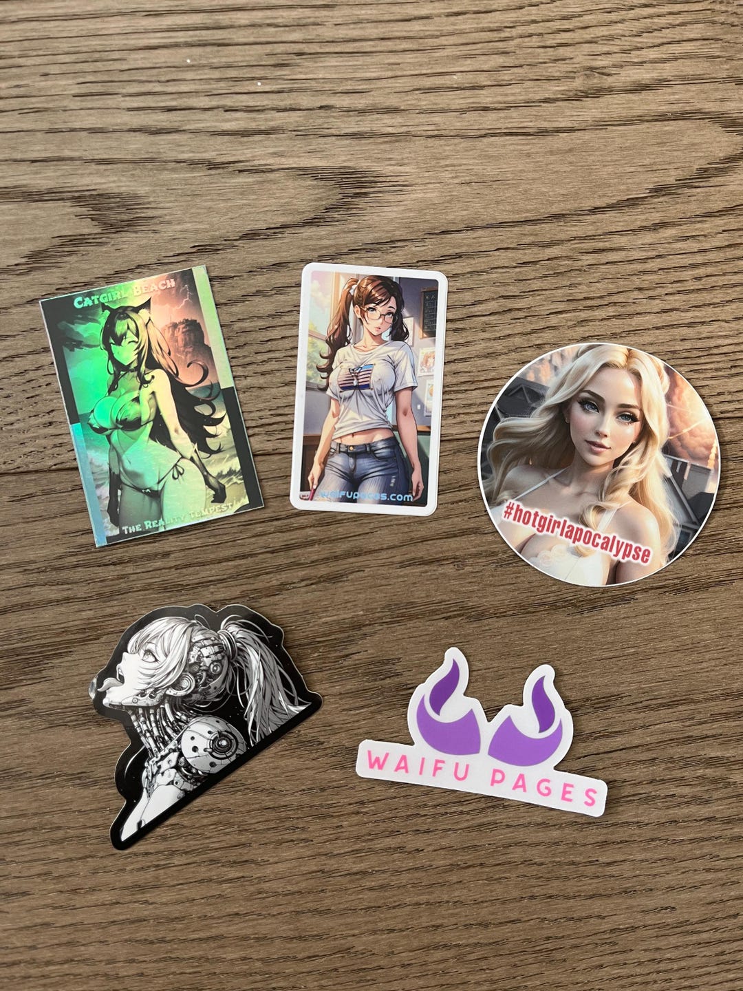 Waifu Pages Assorted Sticker Set #1 - Etsy
