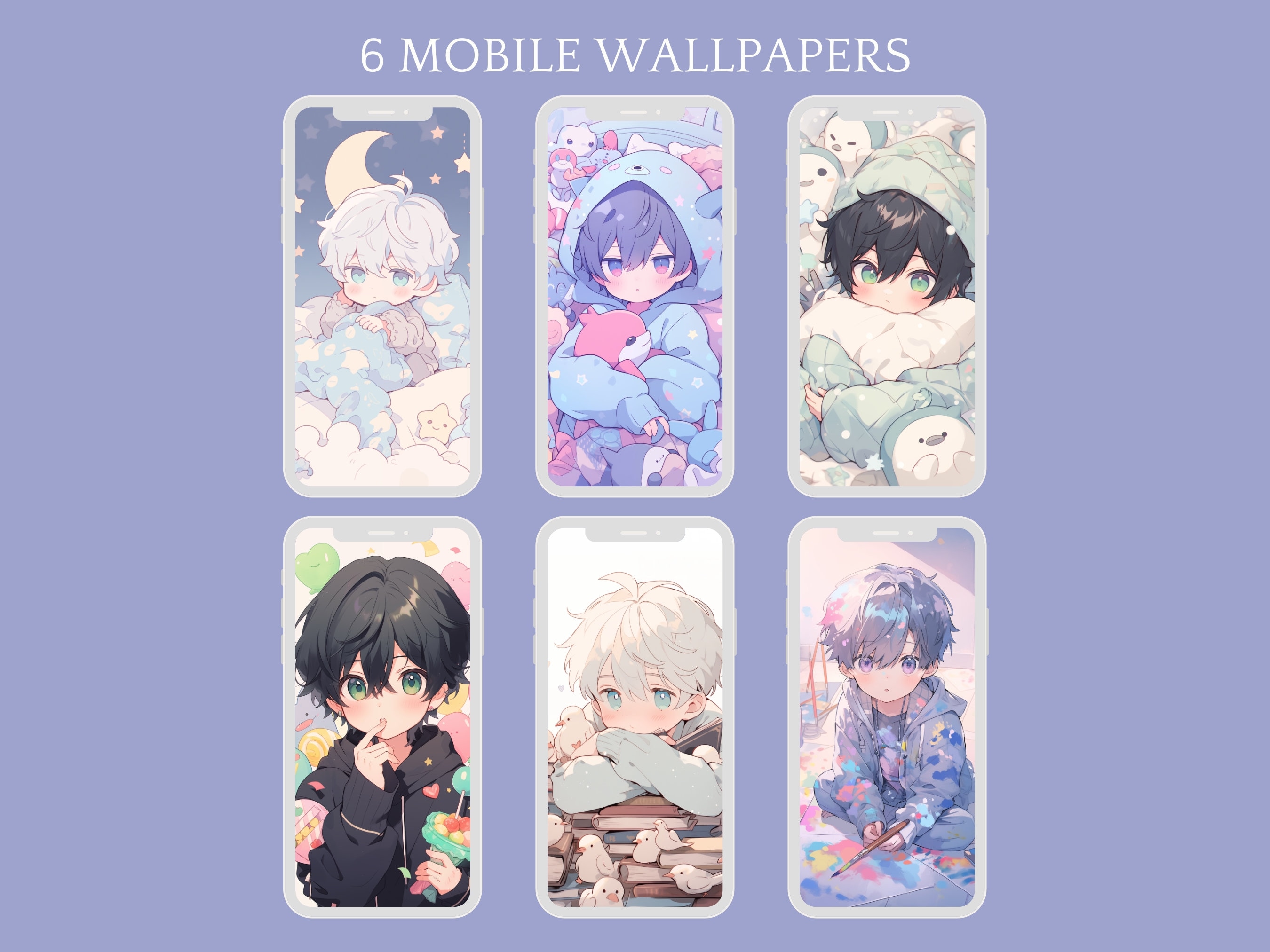 LOVE AND DEEPSPACE Xavier, Zayne and Rafayel Wallpaper Collection Chibi ...