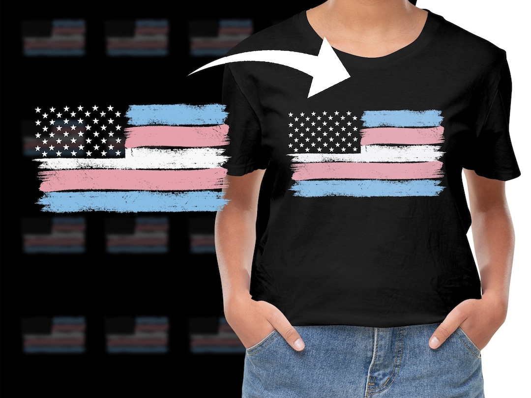 USA Trans Flag PNG - Digital LGBT Pride Image Download | Cut File ...