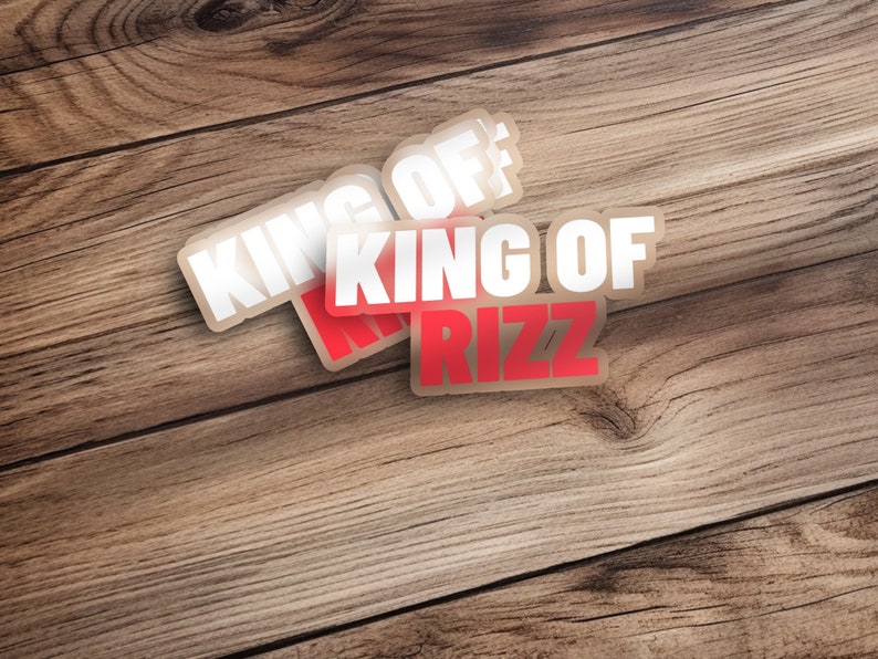 King of Rizz PNG Trendy Meme Graphic Design Digital Download Cut File ...