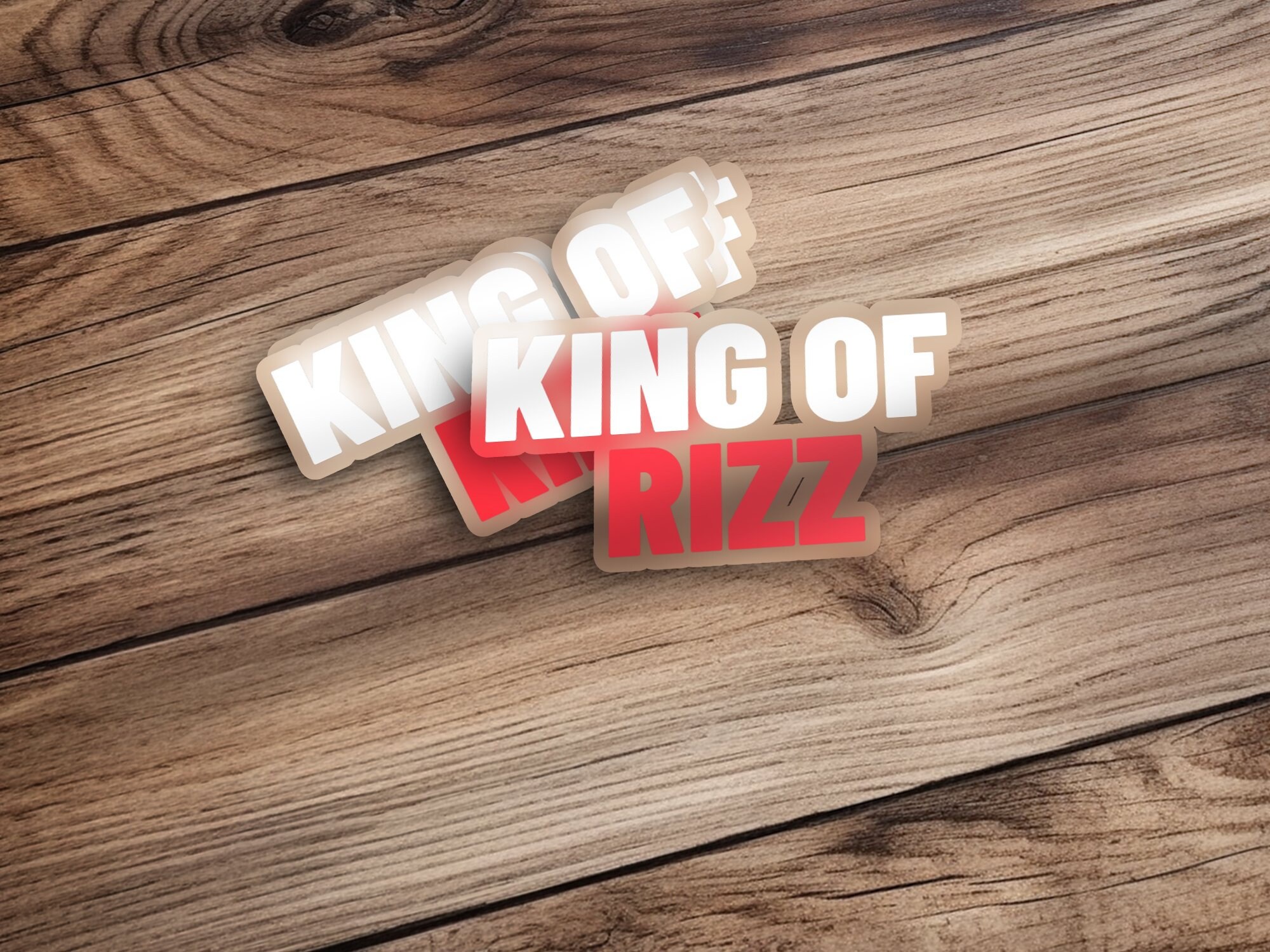 King of Rizz PNG Trendy Meme Graphic Design Digital Download Cut File ...
