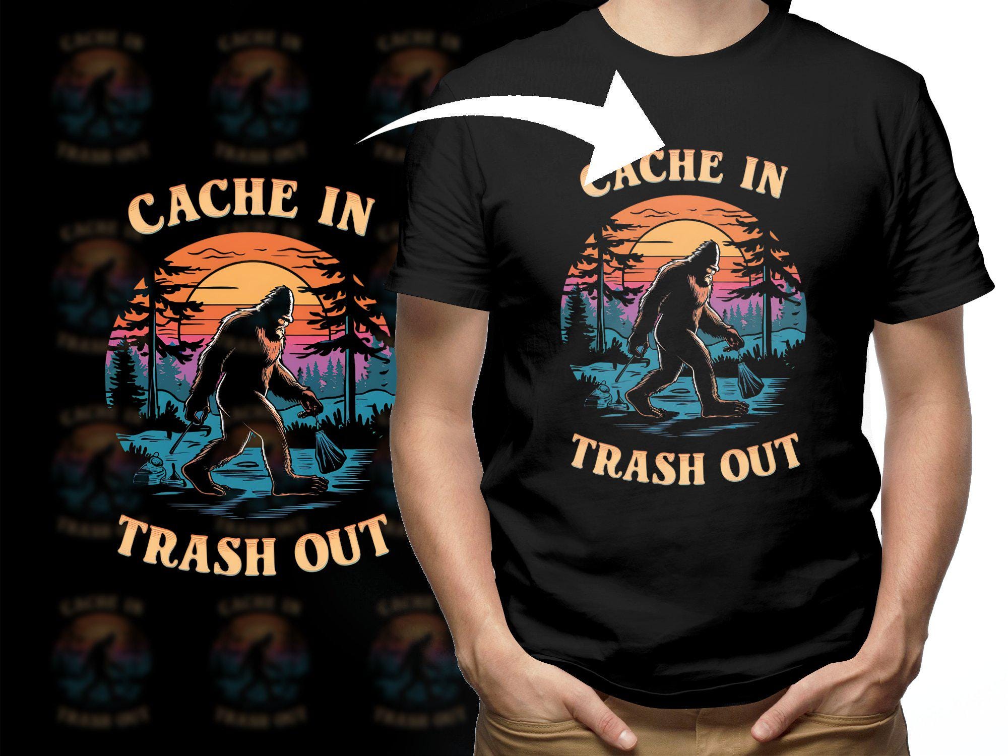 Cache in Trash Out PNG Digital Download Geocaching Clipart Eco-friendly ...