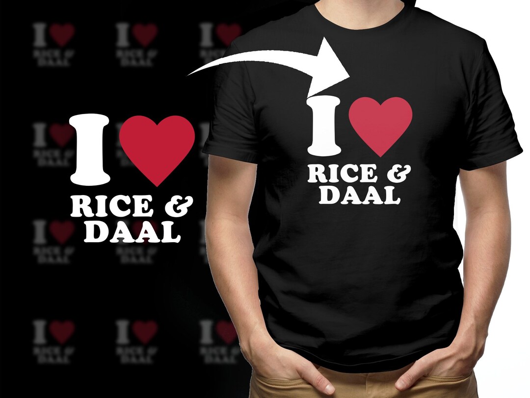 I Love Rice and Daal SVG, I Love Rice and Daal Png, Pdf, Svg, Eps, Cut ...