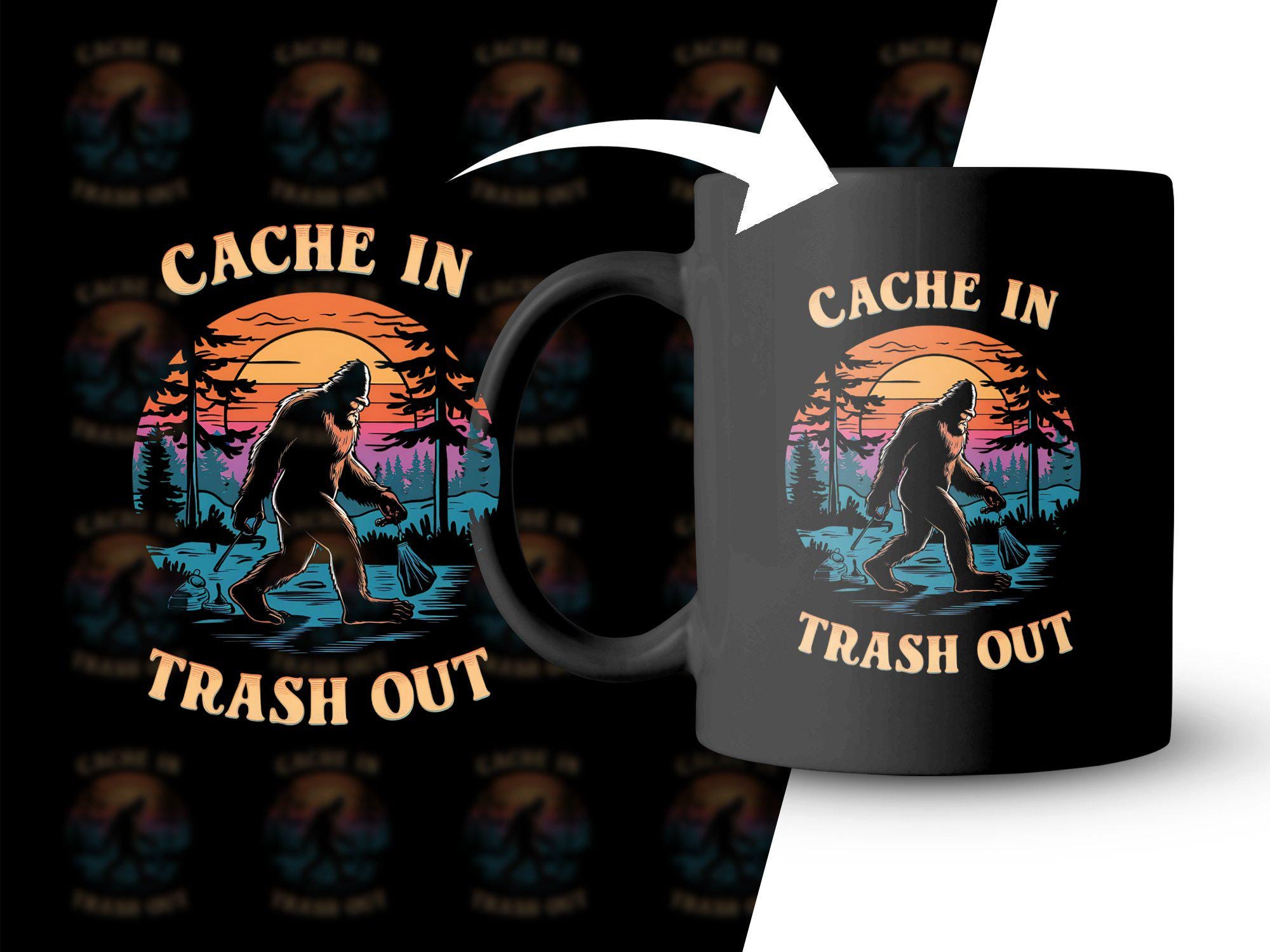 Cache in Trash Out PNG Digital Download Geocaching Clipart Eco-friendly ...