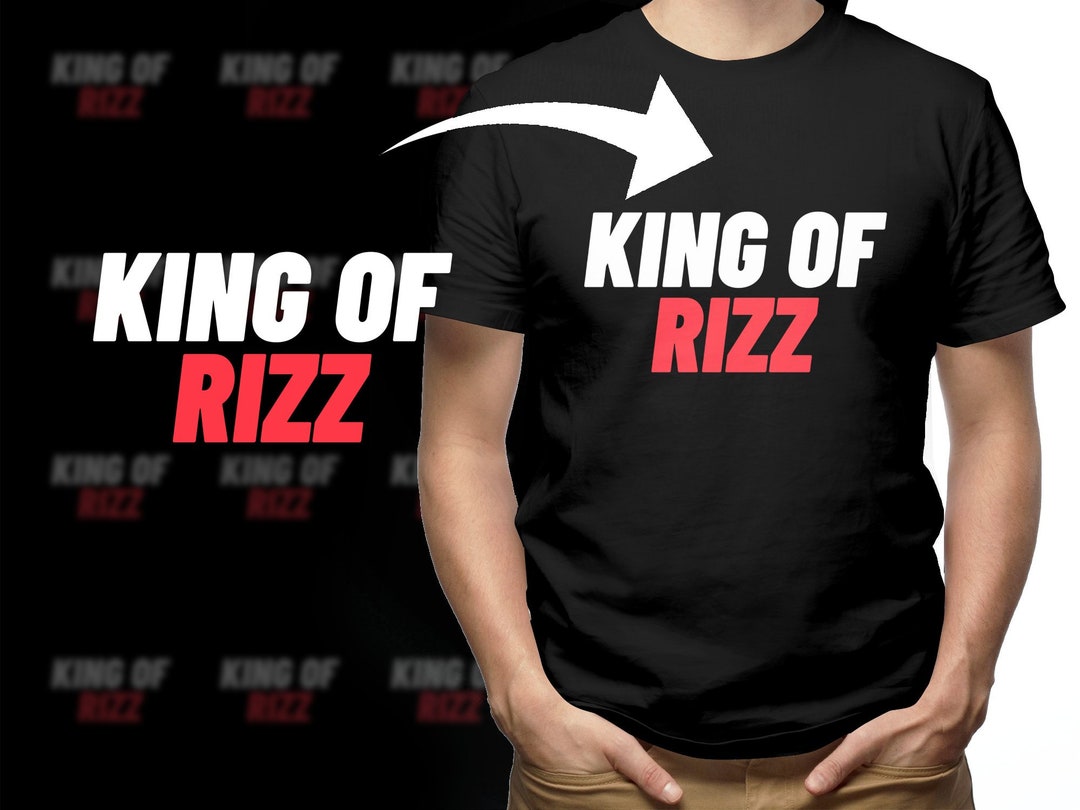 King of Rizz PNG Trendy Meme Graphic Design Digital Download Cut File ...