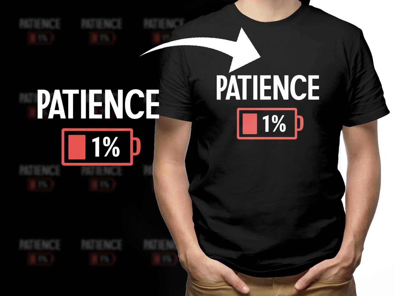 Funny Patience Low Battery PNG, Humorous Quote Graphic, Low Patience ...