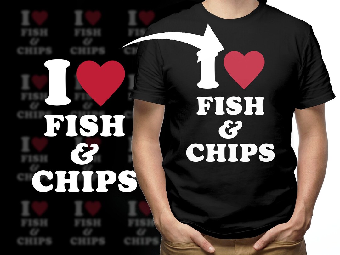I Love Fish & Chips SVG, I Love Fish and Chips Png, Pdf, Svg, Eps, Cut ...