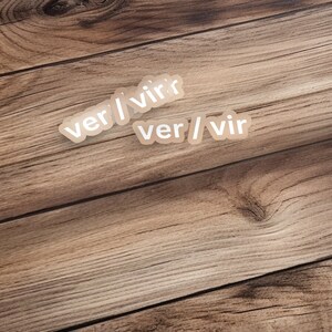 Ver/vir Pronouns PNG Digital Download Pronoun Image Gender Identity Art ...