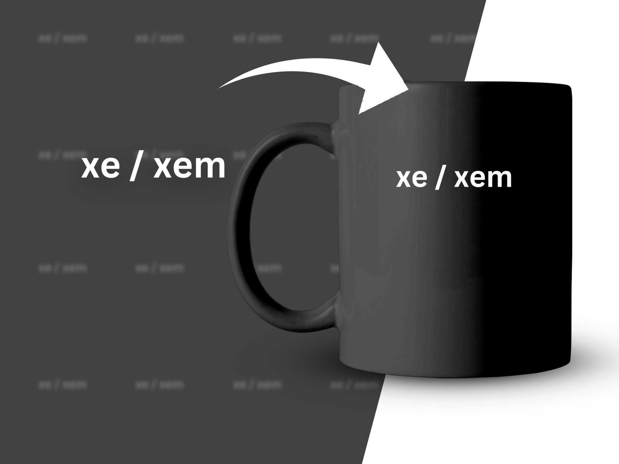 Xe/xem Pronouns PNG Digital Download Inclusive Gender Identity Art ...