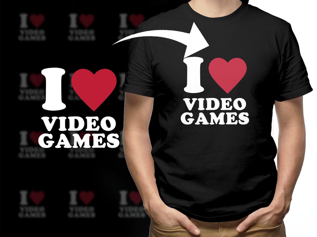 I Love Video Games SVG, I Love Video Games Png, Pdf, Svg, Eps, Cut File ...