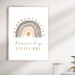 Rainbow Dream Big Printable | Nursery Home Decor | Art Print Children ...