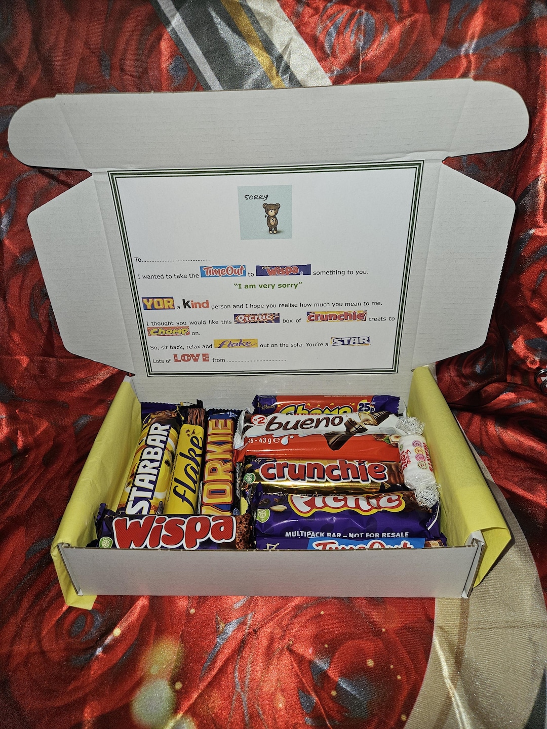 Apology Sweet Treat Box | Sorry Gift Box| Sweet Treats for Apology ...