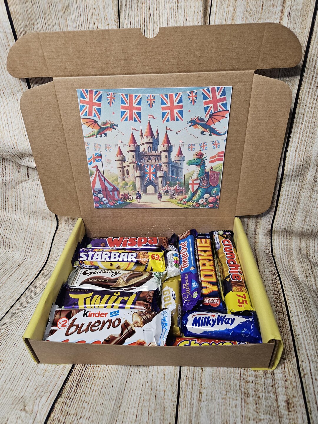 St George's Day Sweet Treat Box | English Snack Box | Party Favours ...