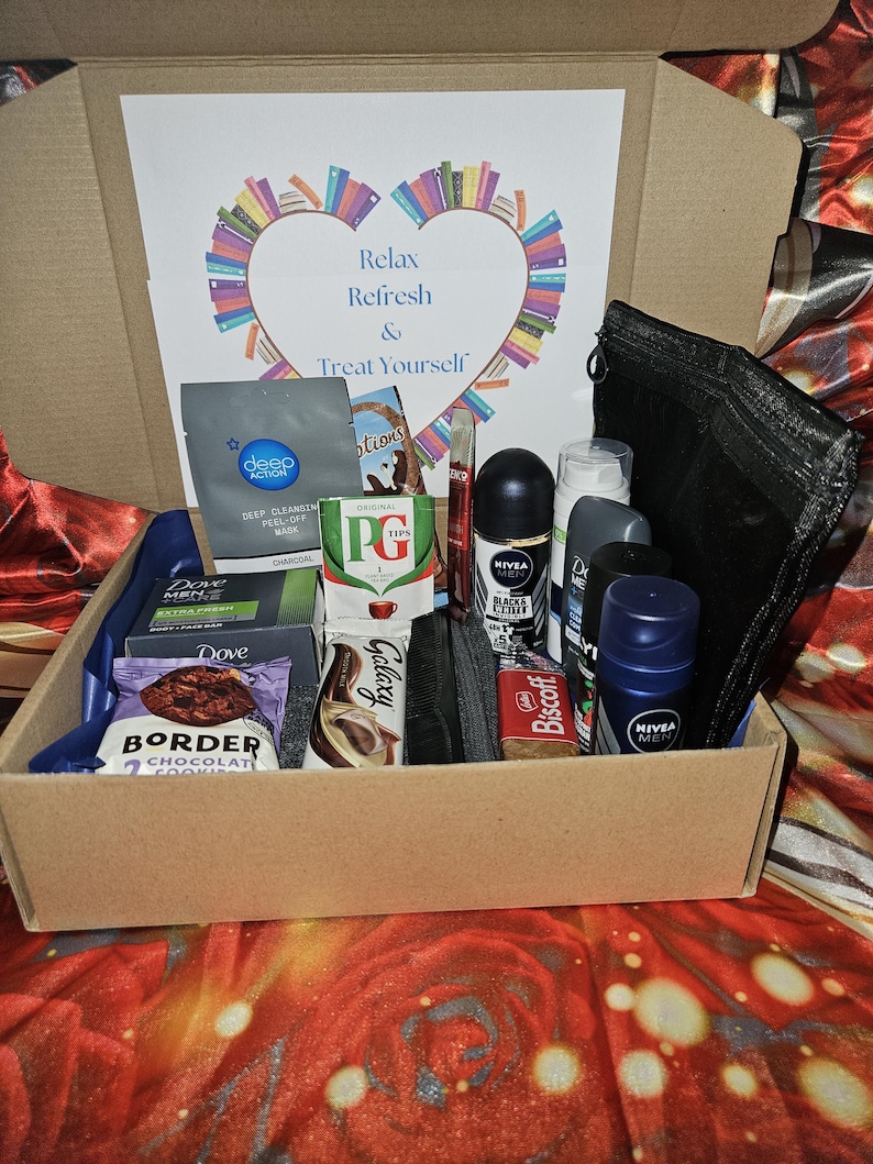 Male Teenager Pamper Box | University Starter Box | Toiletry Gift Set ...