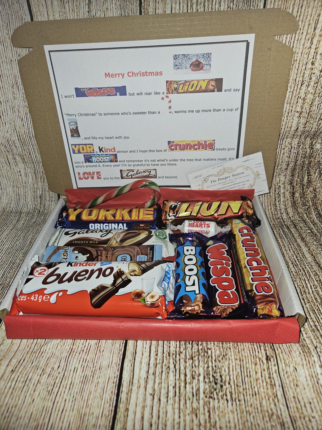 Merry Christmas Sweet Treat Box Holiday Gift Box Christmas Sweet ...