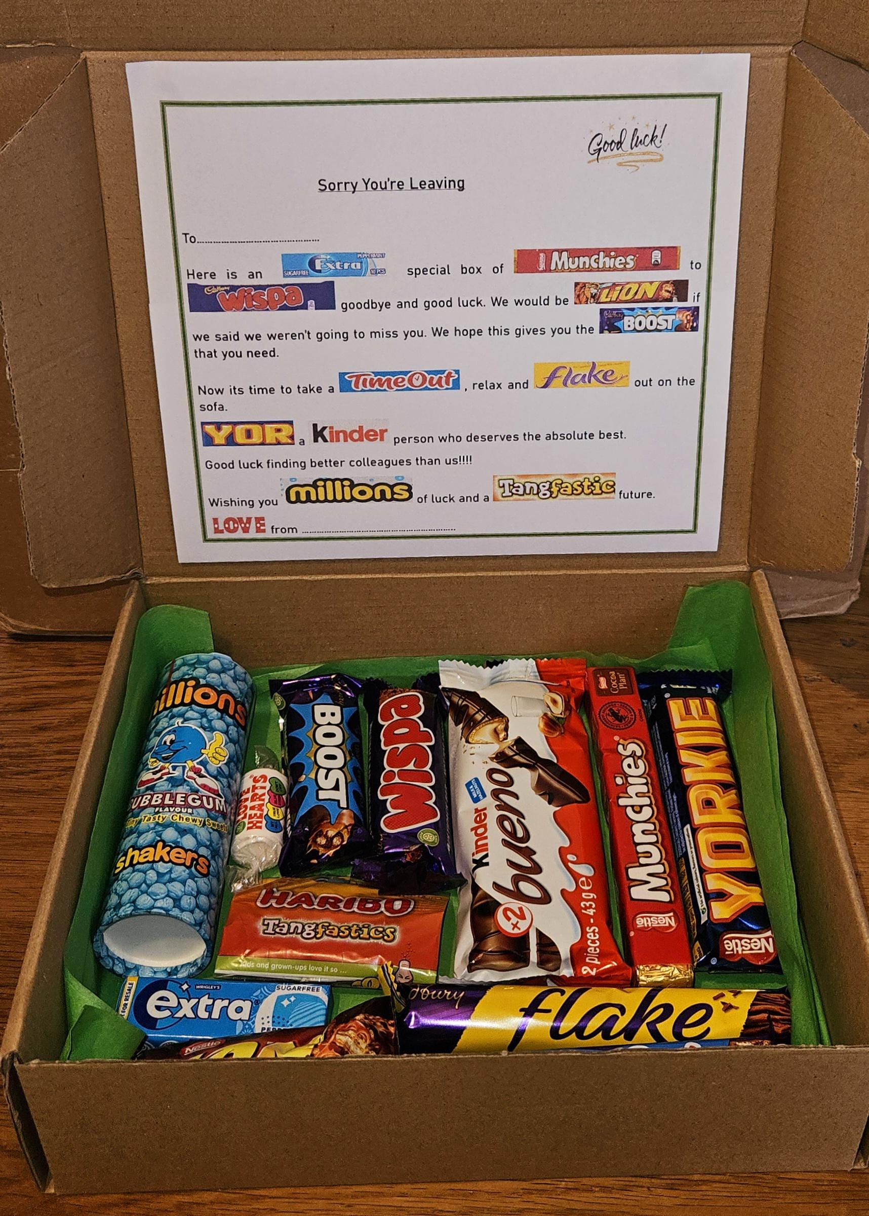 Sorry You're Leaving Sweet Box | Leaving Gift Sweet Box | Farewell Gift ...