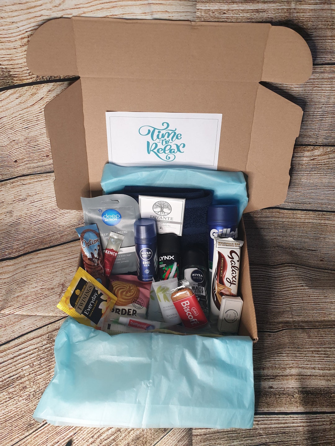 Men's Pamper Hamper | Grooming Gift Set for Men | Men's Spa Kit | Gifts ...