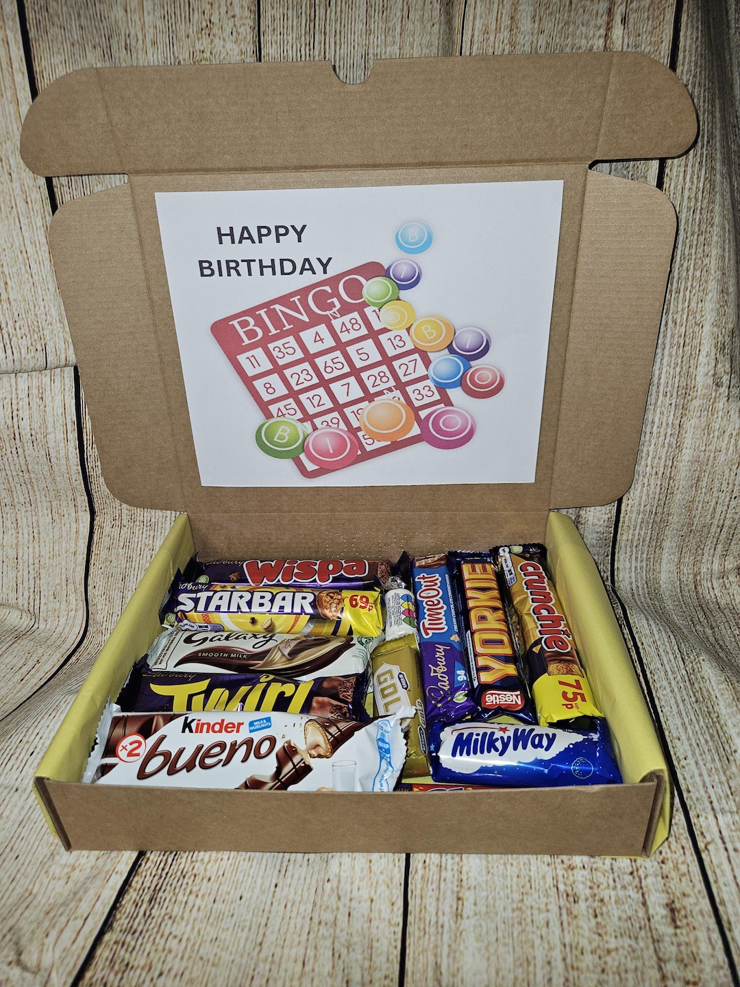 Bingo Lovers Sweet Treat Box Fun Snacks & Gifts for Bingo Fans Sweet ...