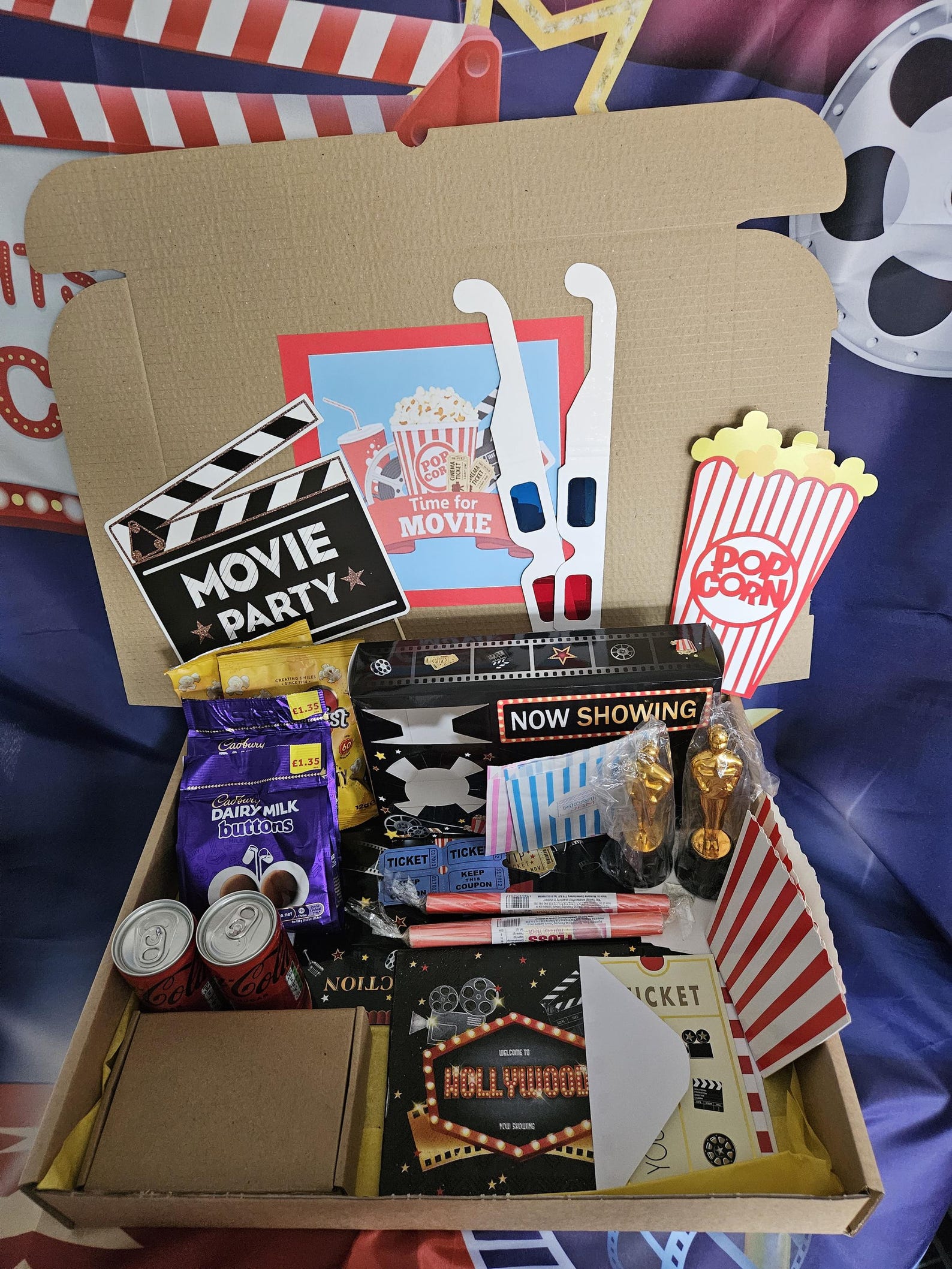 Movie Night Hamper for 2 | Date Night Hamper | Gift Basket for Two ...