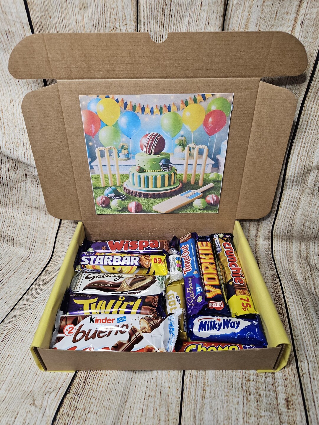 Cricket Fan Sweet Treat Box | Match Day Snacks| Cricket Lover Gift Idea ...
