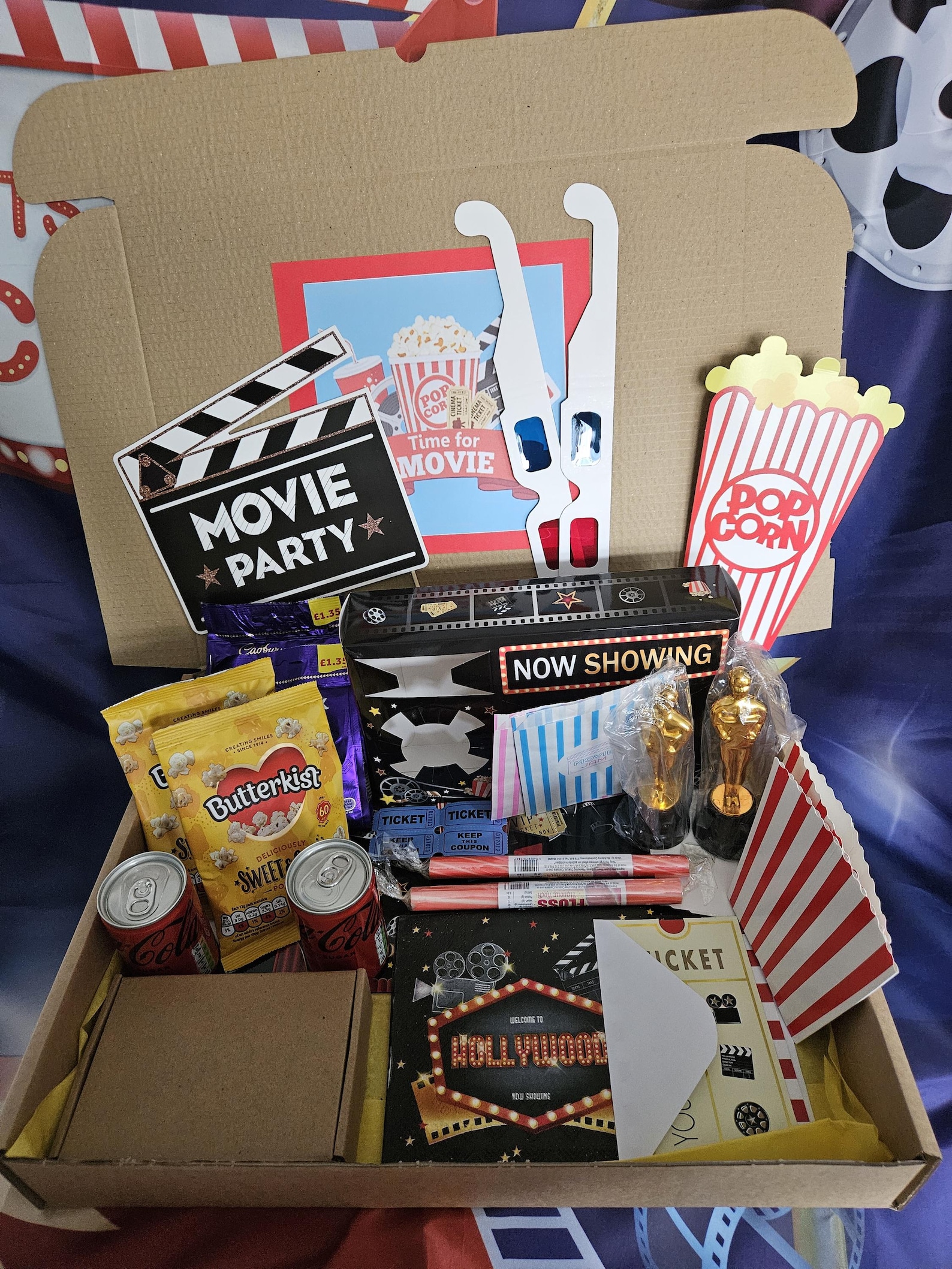 Movie Night Hamper for 2 | Date Night Hamper | Gift Basket for Two ...