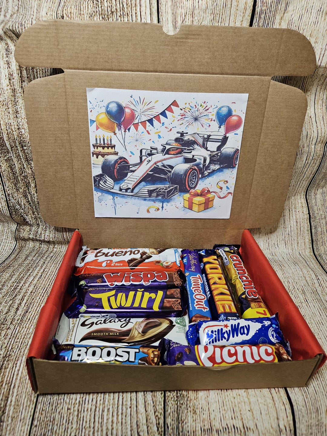 Formula 1| Birthday Sweet Treat Box for Motor Racing Fans | Racing ...