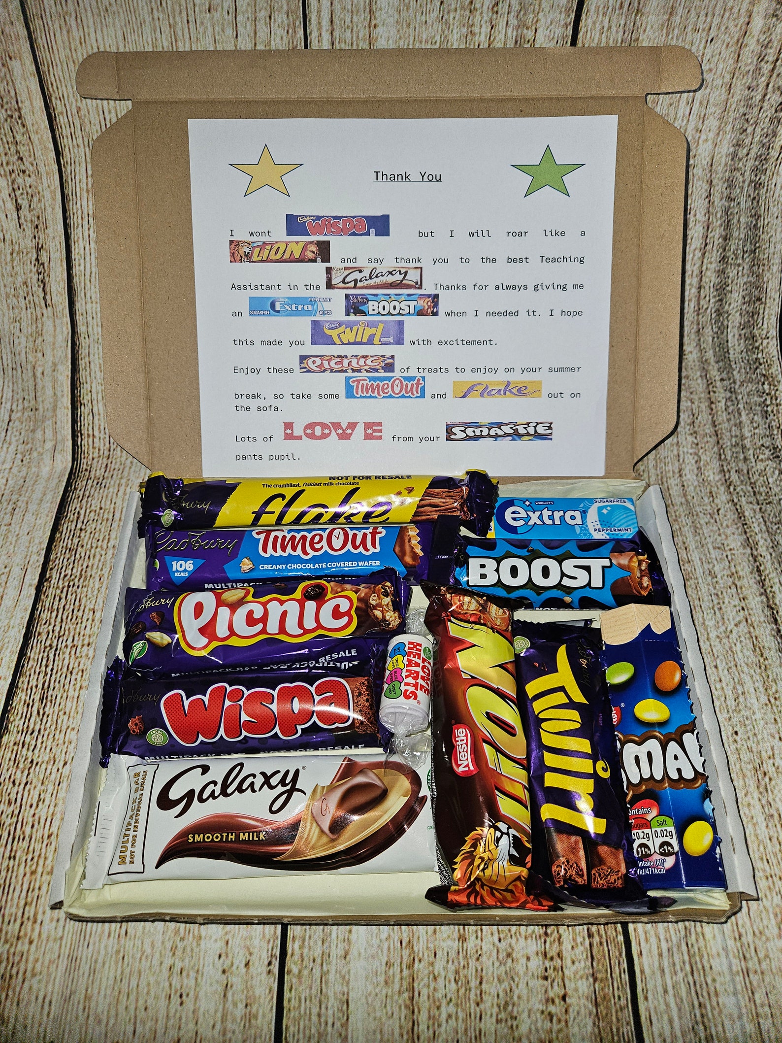 Teaching Assistant Sweet Treat Box | End of Year Gift | Thank You ...