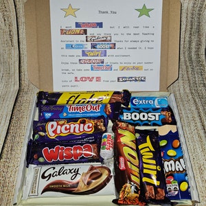 Teaching Assistant Sweet Treat Box | End of Year Gift | Thank You ...