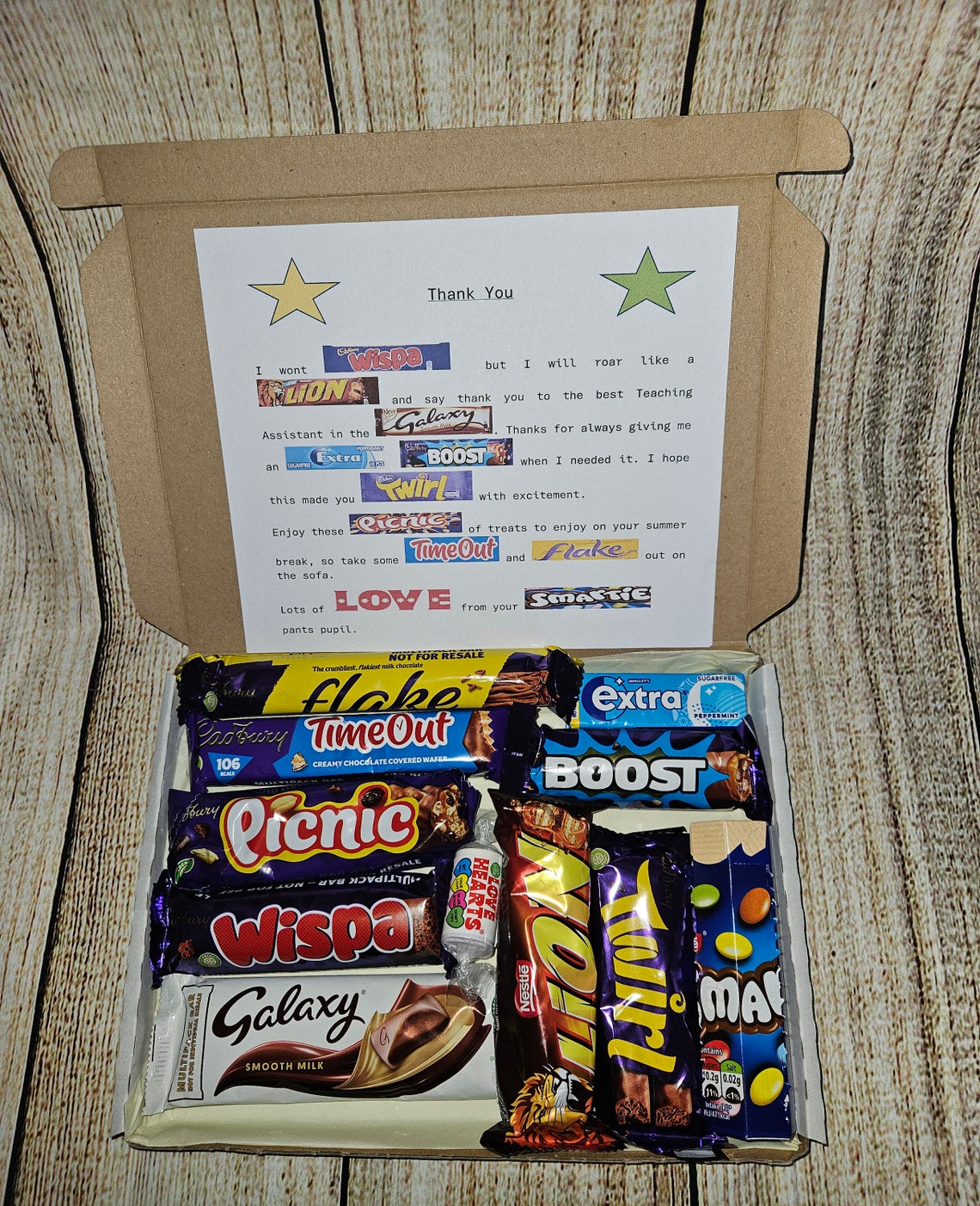 Teaching Assistant Sweet Treat Box | End of Year Gift | Thank You ...