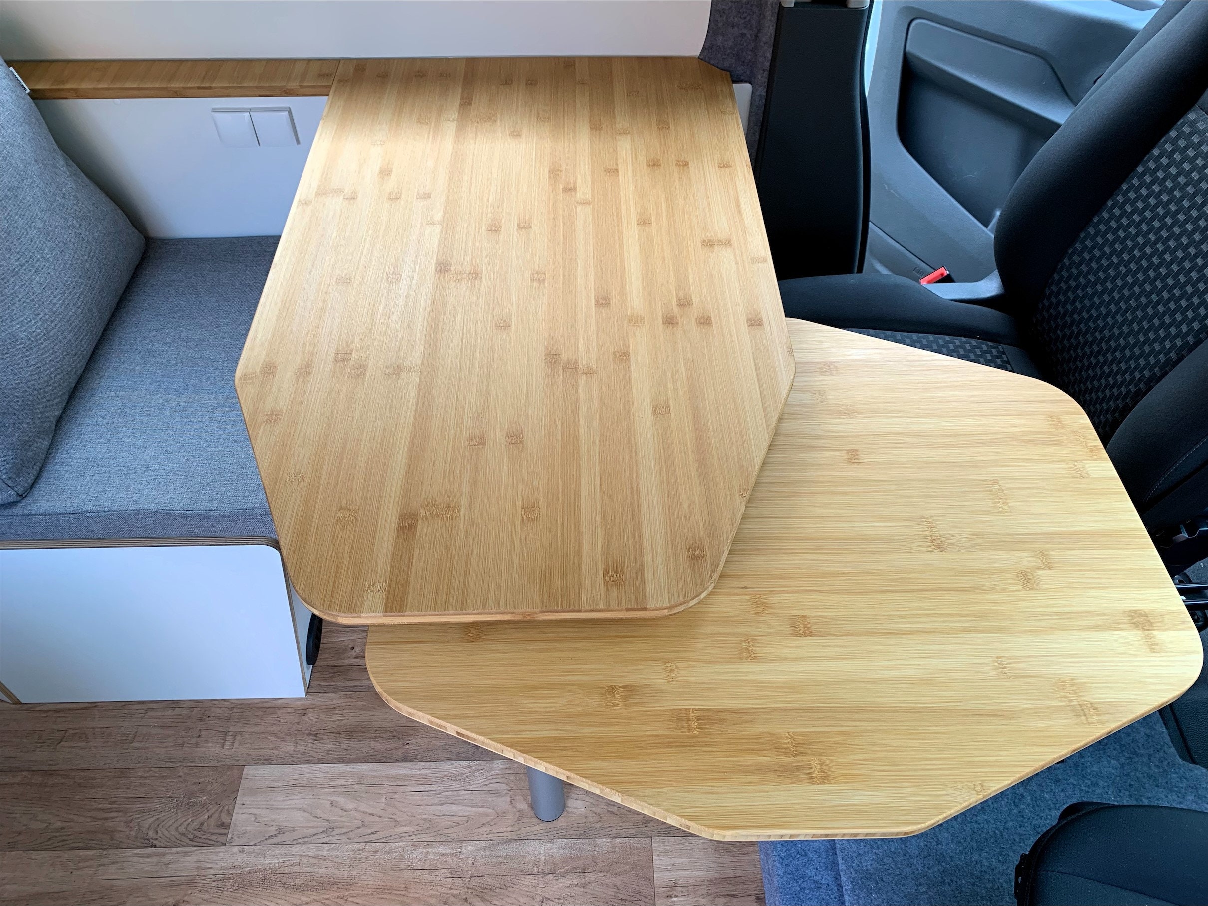 Drehtisch Bambus Tisch Camper Van Esstisch Selbstausbau Wohnmobil - Etsy.de