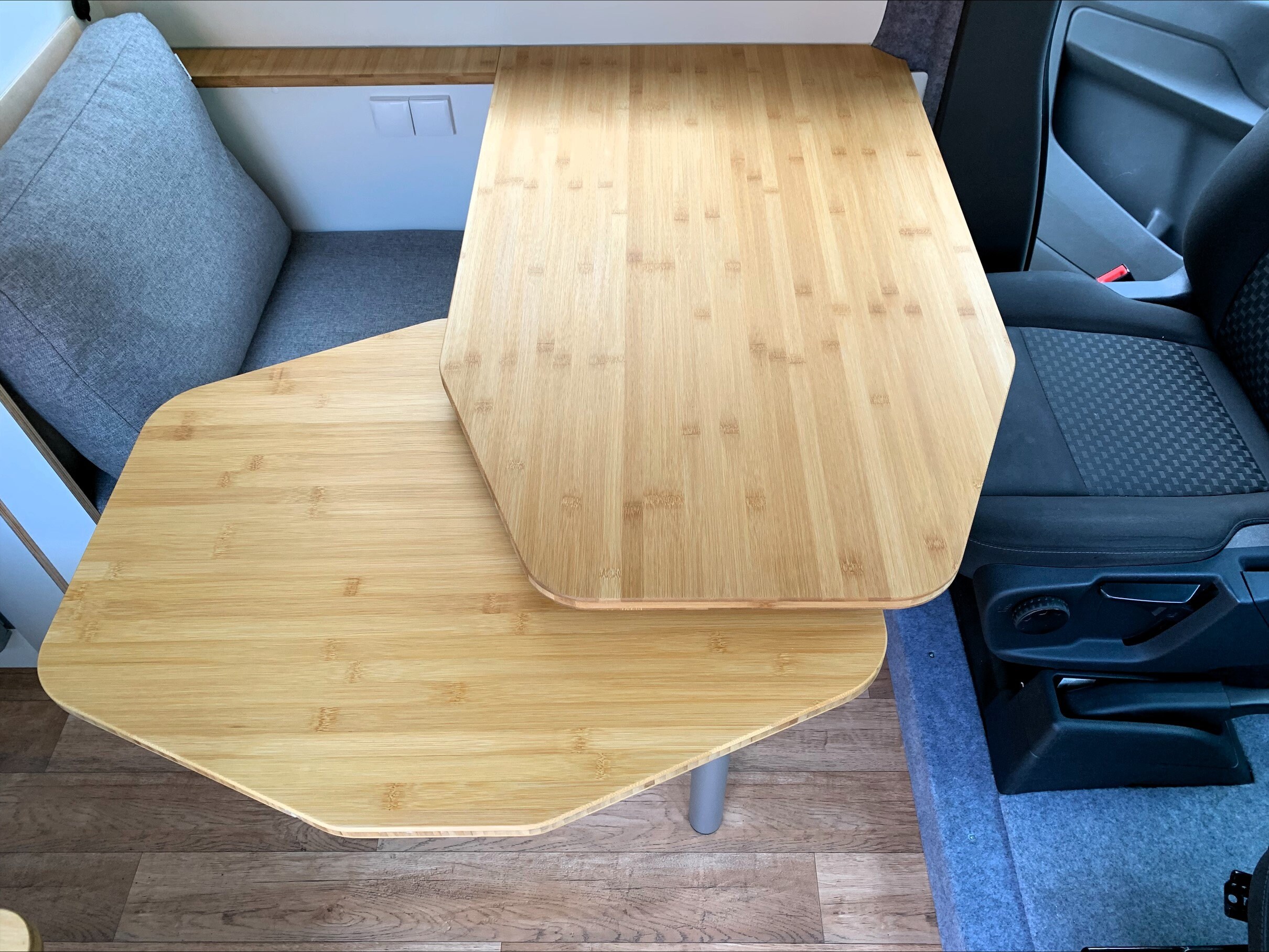 Drehtisch Bambus Tisch Camper Van Esstisch Selbstausbau Wohnmobil - Etsy.de