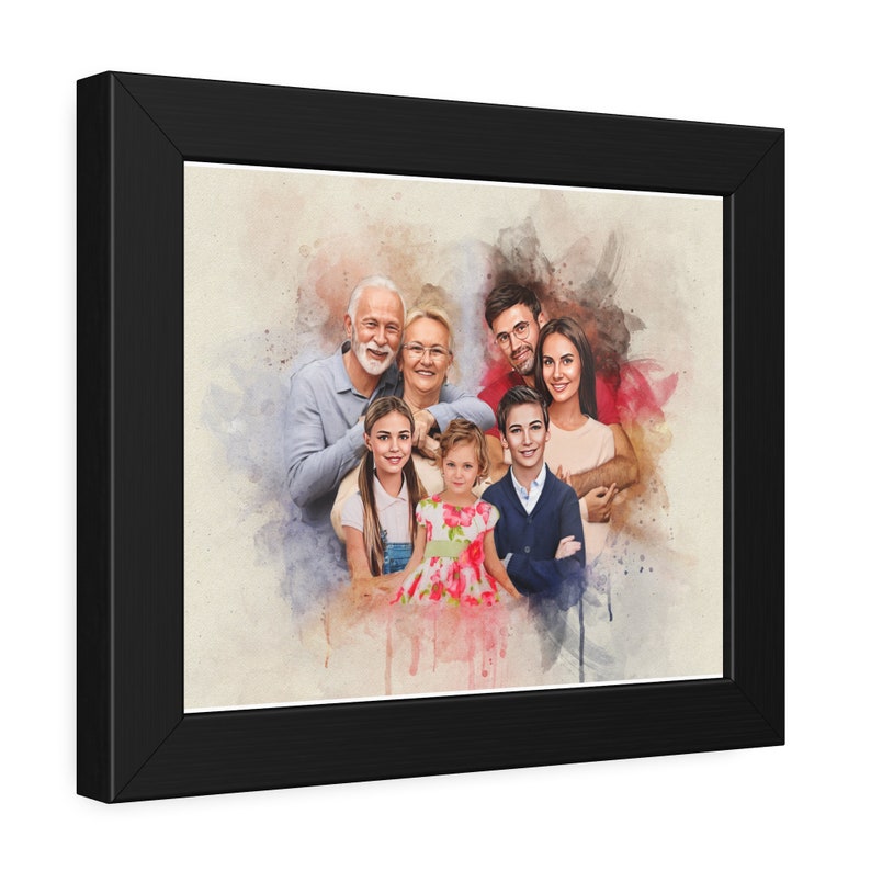 Realistic Portrait Painting From Photo, Custom Portraits for Deceased ...
