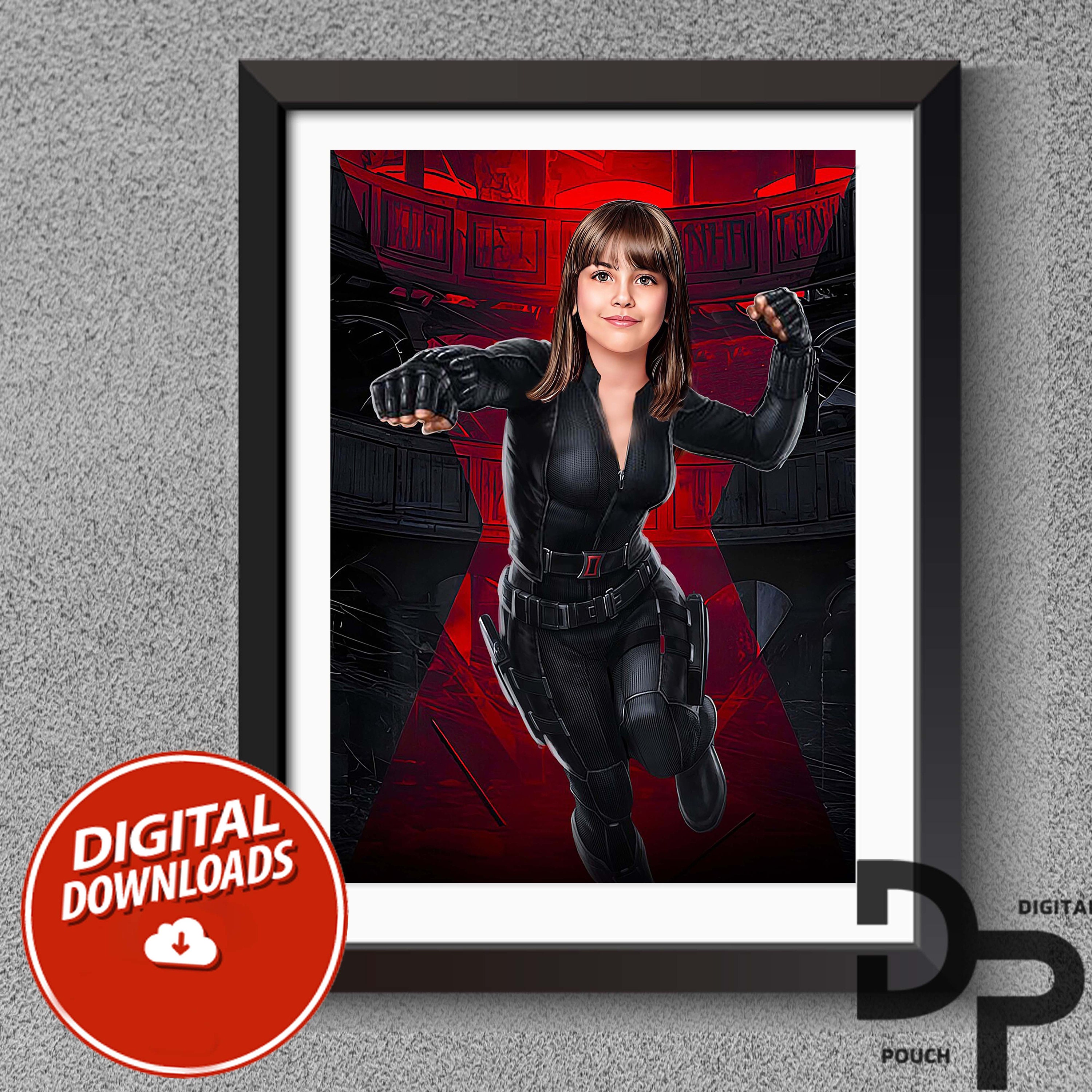 Custom Female Superhero Portraits and Heroic Portrait, Transform Your ...