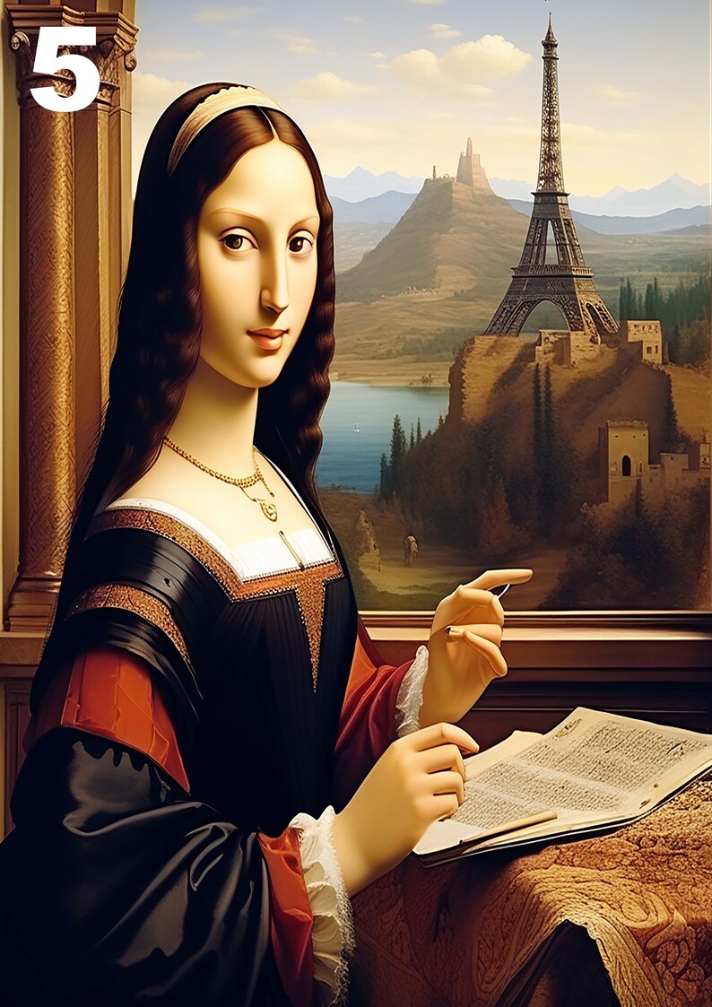 Custom Mona Lisa Portrait, Personalized Artwork From Your Photo, Mona ...