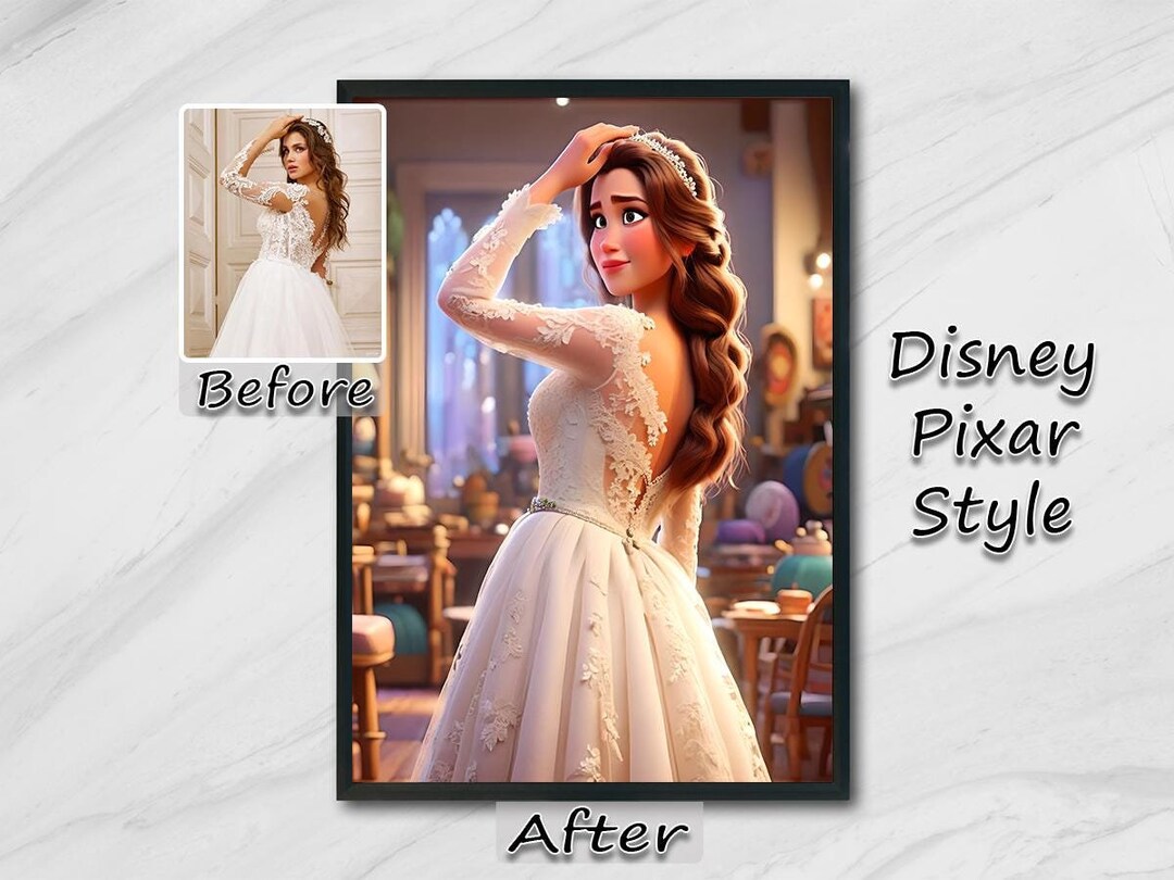 Custom Pixar Portrait Pixar Style Portrait From Photo Pet Cartoon ...