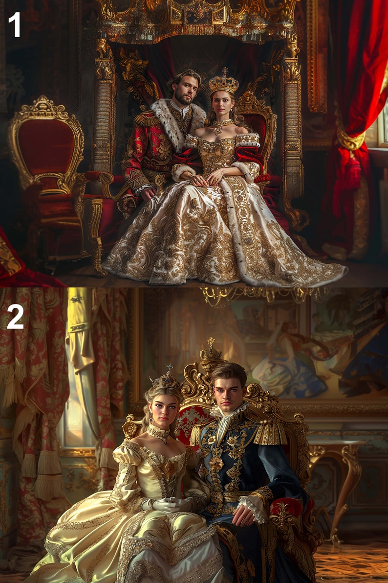 Custom Victorian Royal Portrait From Photo, Renaissance Portrait, Turn ...