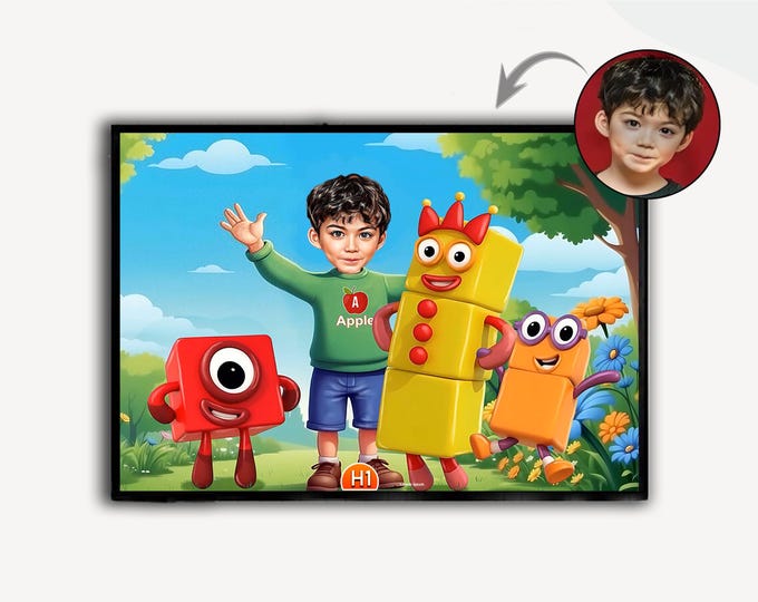 Numberblocks Wall Clock - Etsy